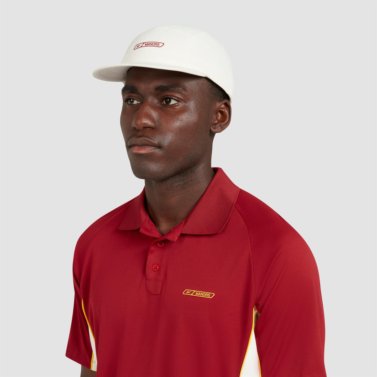 Manors x Reebok 5 Panel Tech Cap Chalk | TRENDYGOLF UK