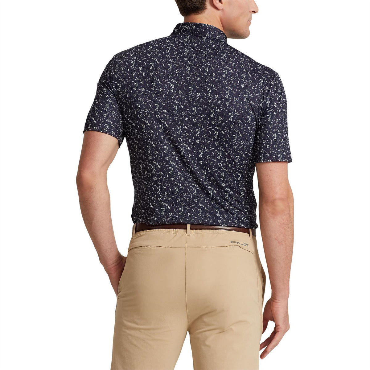 Ralph Lauren Lightweight Airflow Polo Harvard Wine Assorted Petals | Polo Shirts | TRENDYGOLFUSA.COM