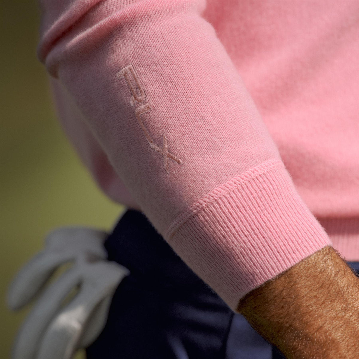 Ralph Lauren RLX Cashmere Hoodie Pink Heather | TRENDYGOLF USA