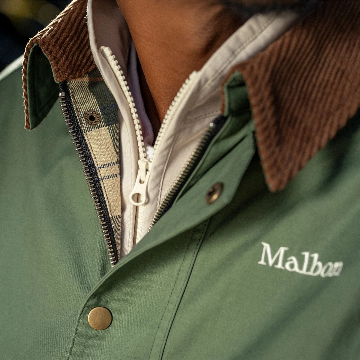 Malbon Golf Bowman Fishing Jacket Sage | TRENDYGOLF USA