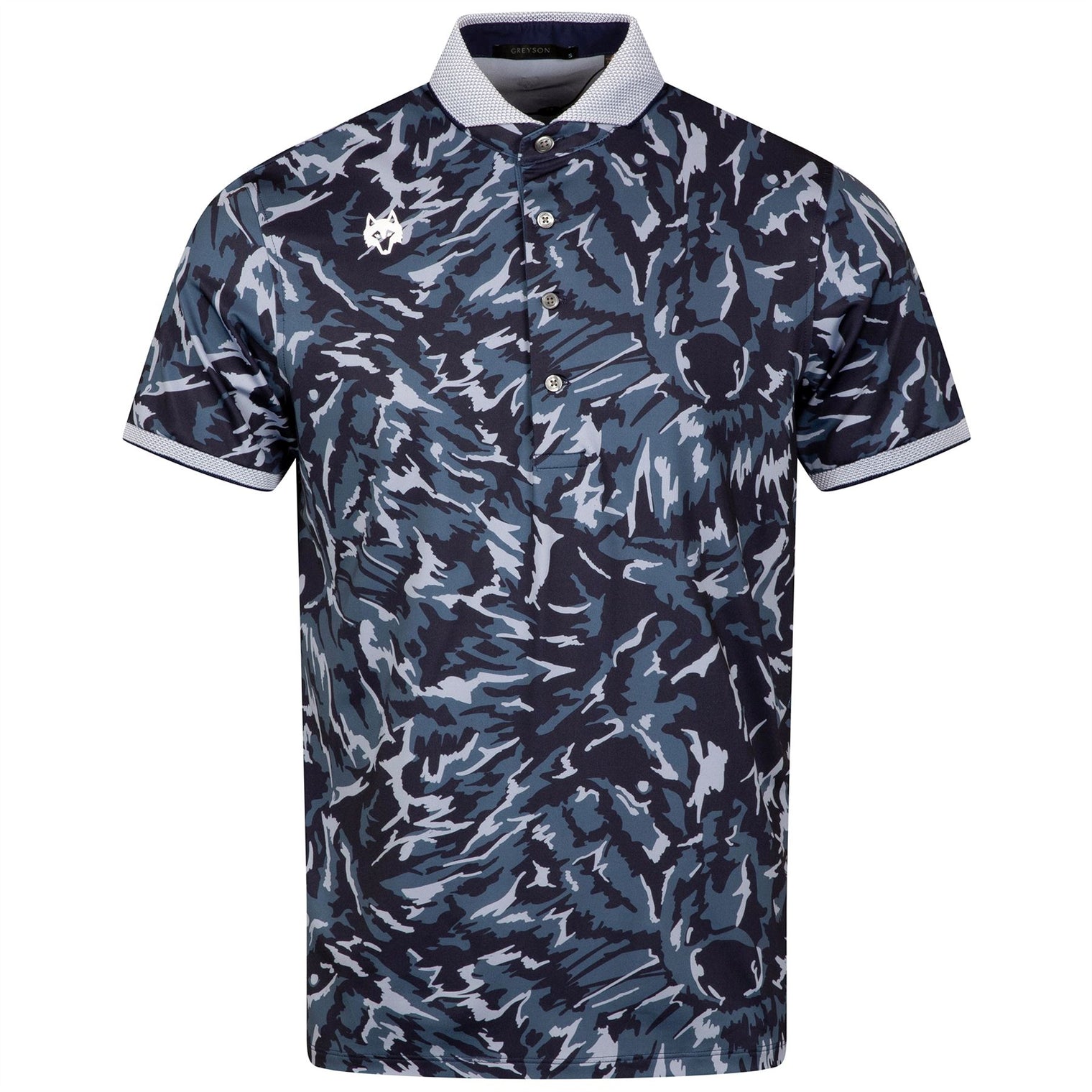 Midas Wolf Camo Polo Fjord - AW24 – TRENDYGOLFUSA.COM