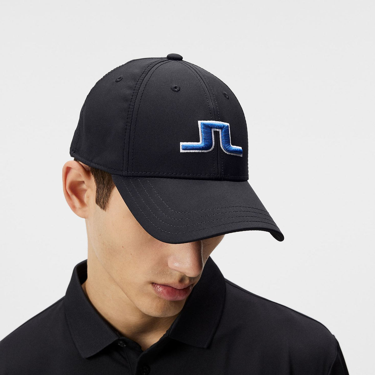 J.Lindeberg Angus Cap Black | Caps | TRENDYGOLFUSA.COM