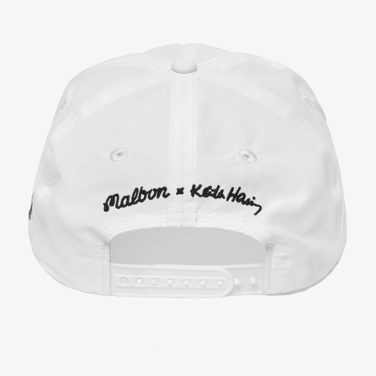 Malbon Golf x Keith Haring Nylon Rope Cap White | TRENDYGOLF USA