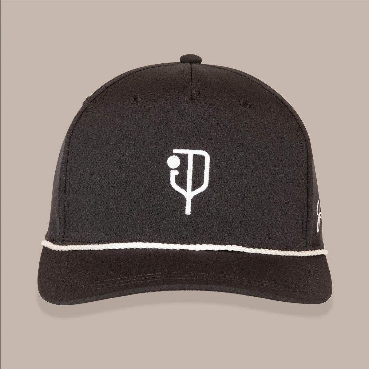 J.Pritchard Captain Rope Hat Pure Black | TRENDYGOLF USA