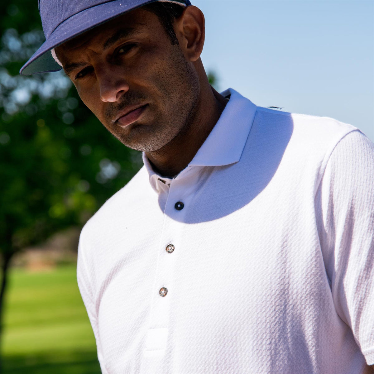Field Day Sporting Co. Fessenden Polo White Tonal Houndstooth ...