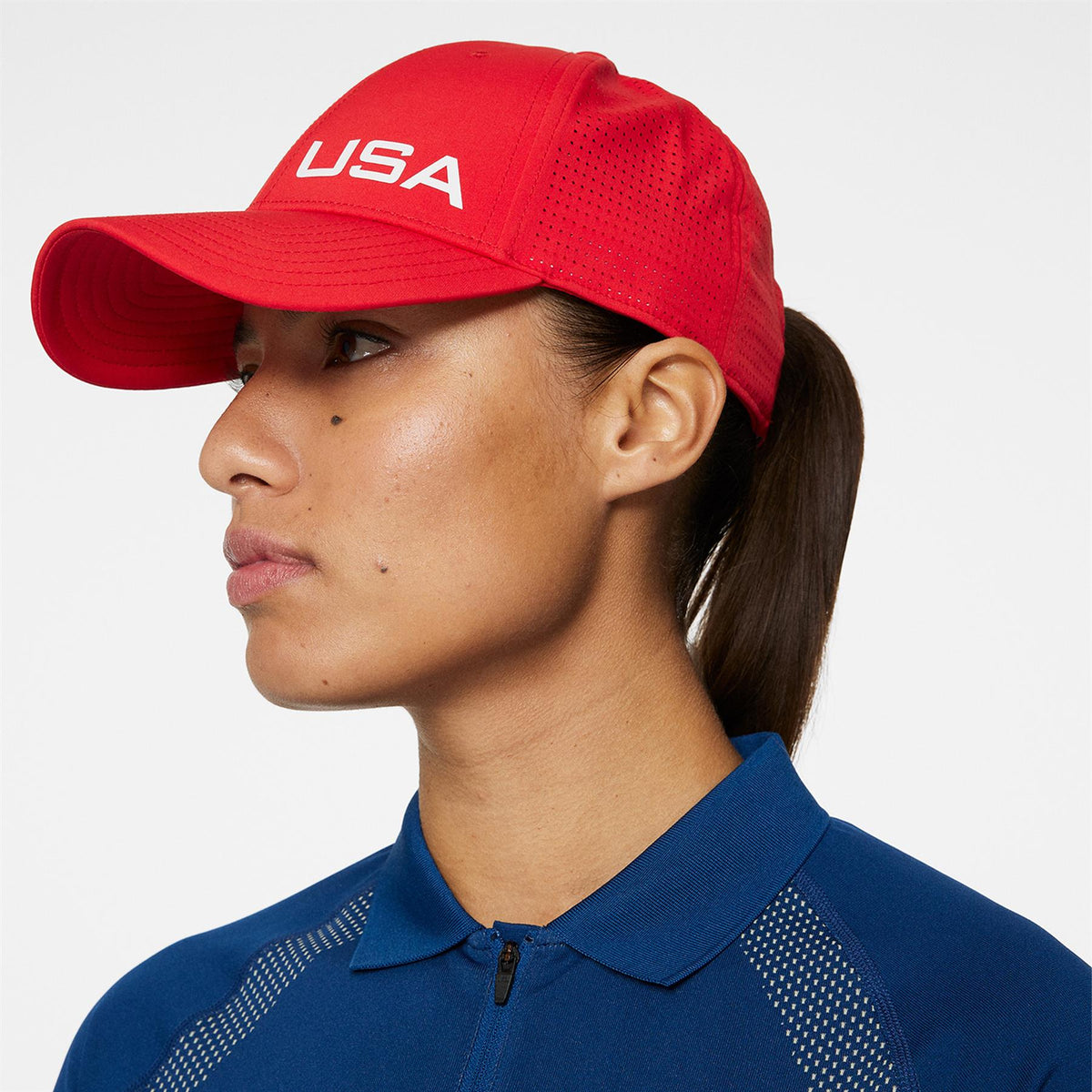 Womens Verity Snapback Cap Flame Scarlet - SU24 – TRENDYGOLFUSA.COM