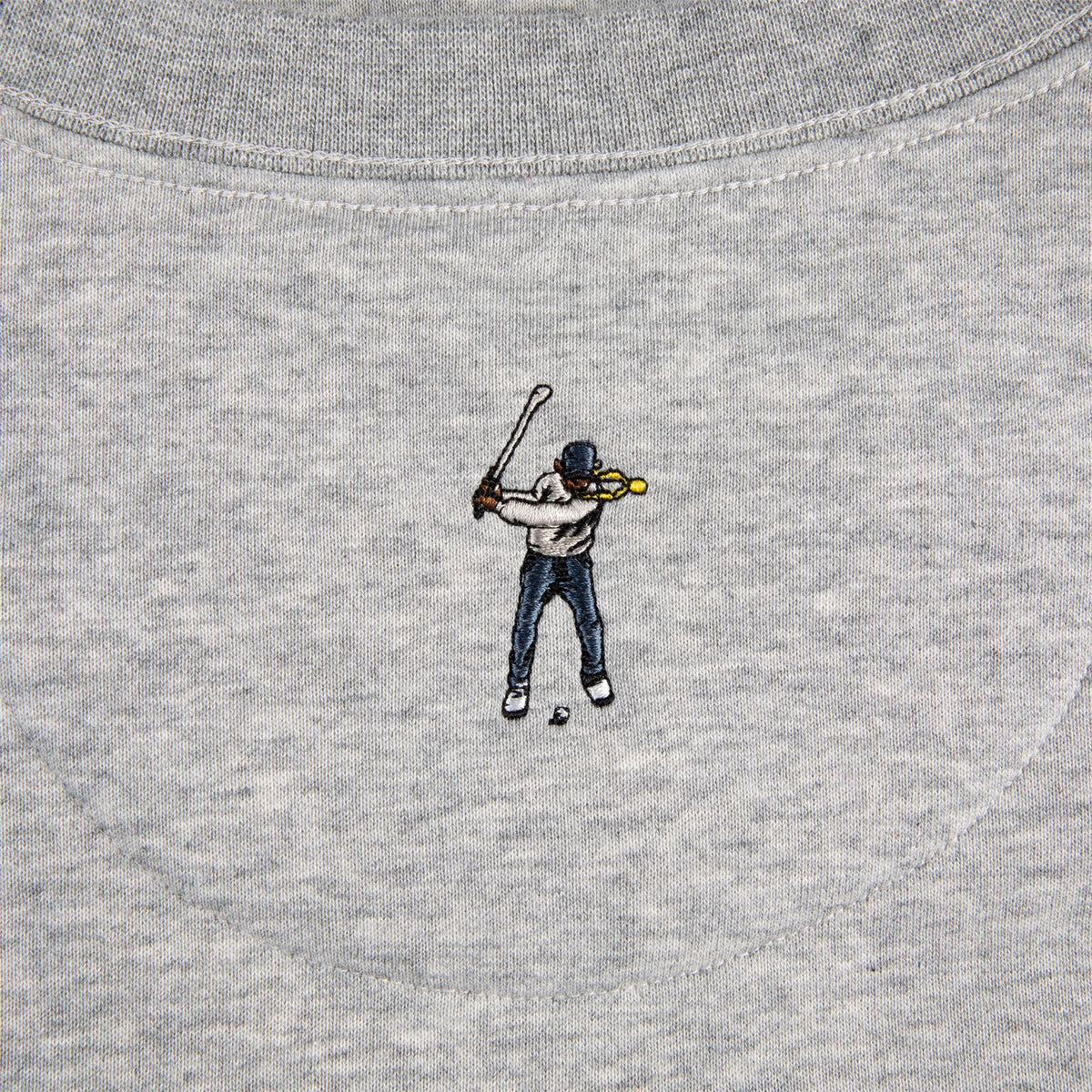 Eastside Golf Core Fleece Crew Script Heather Grey | Crewneck ...