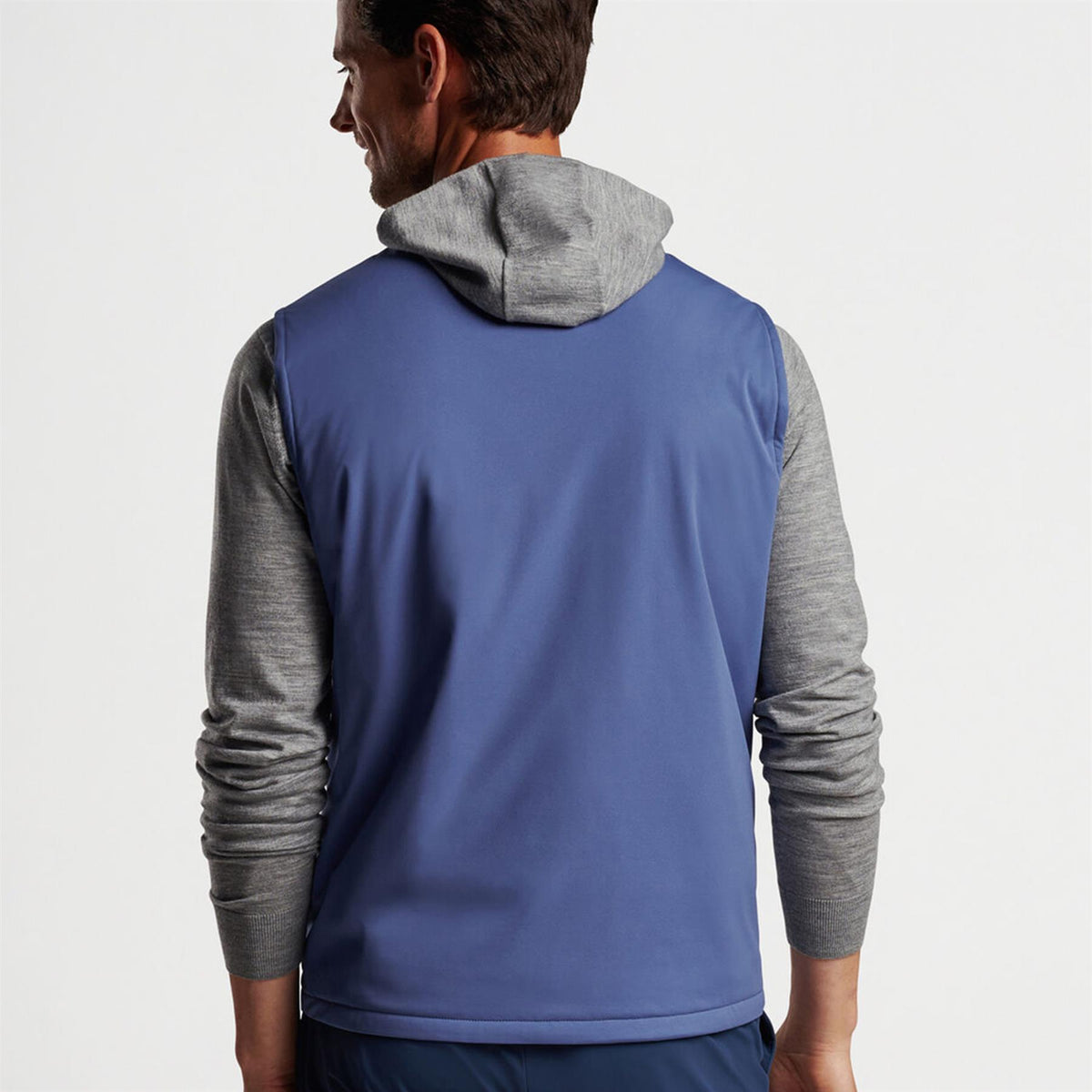 Peter Millar Cambridge Vest Gale Grey/Blue Pearl | Vests ...