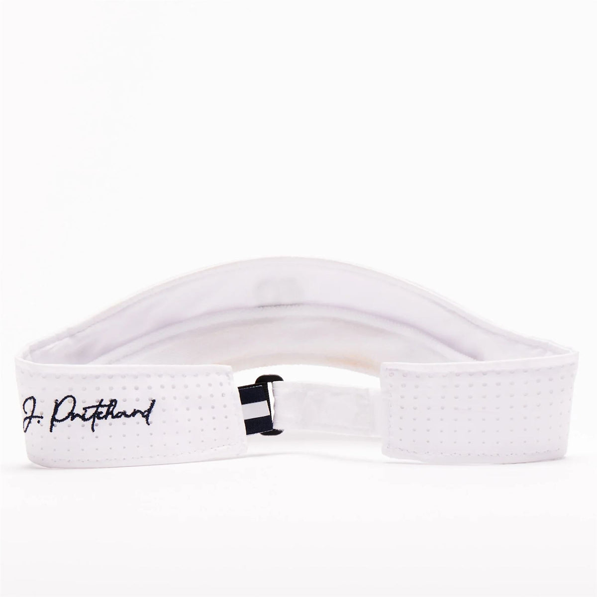 J.Pritchard The Courtside Performance Visor Clubhouse White ...