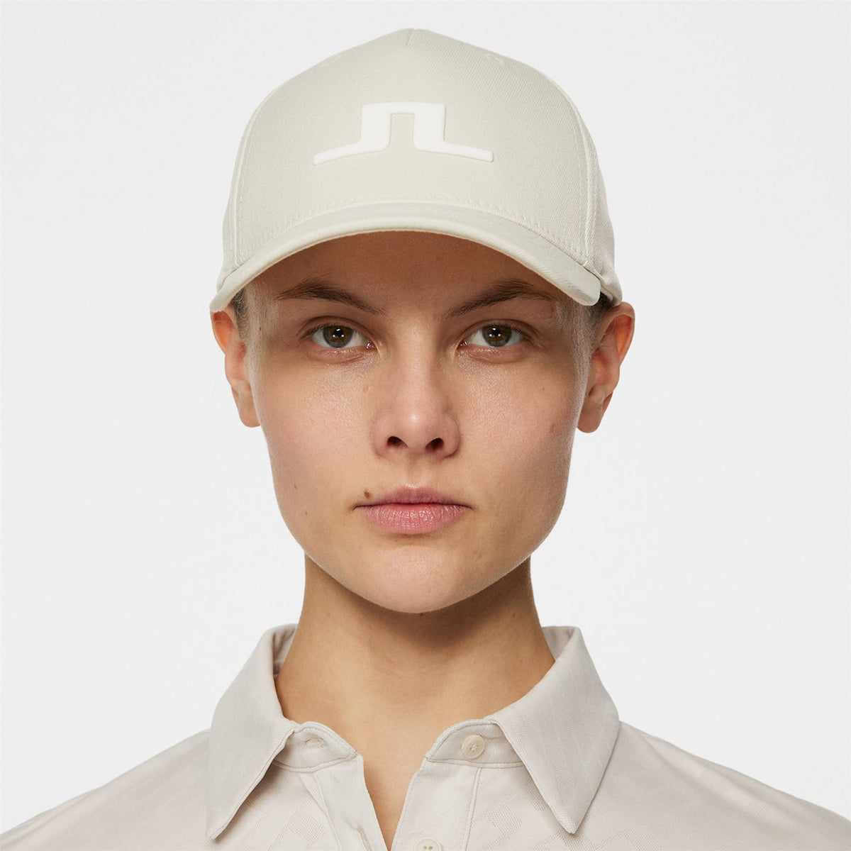 J.Lindeberg Heather Flexfit Cap Moonbeam | TRENDYGOLF USA