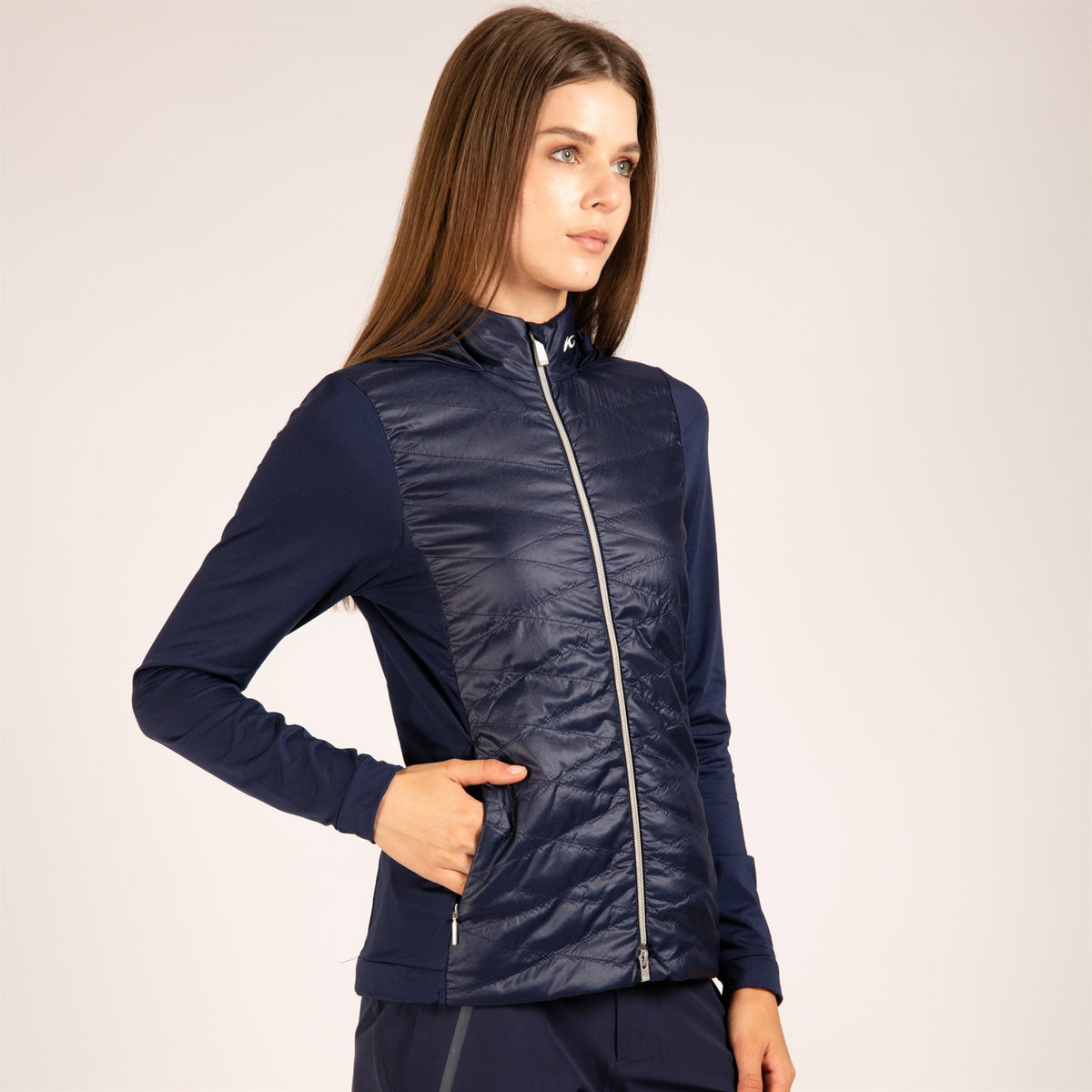 Kjus Retention Hooded Jacket Atlanta Blue | TRENDYGOLF USA