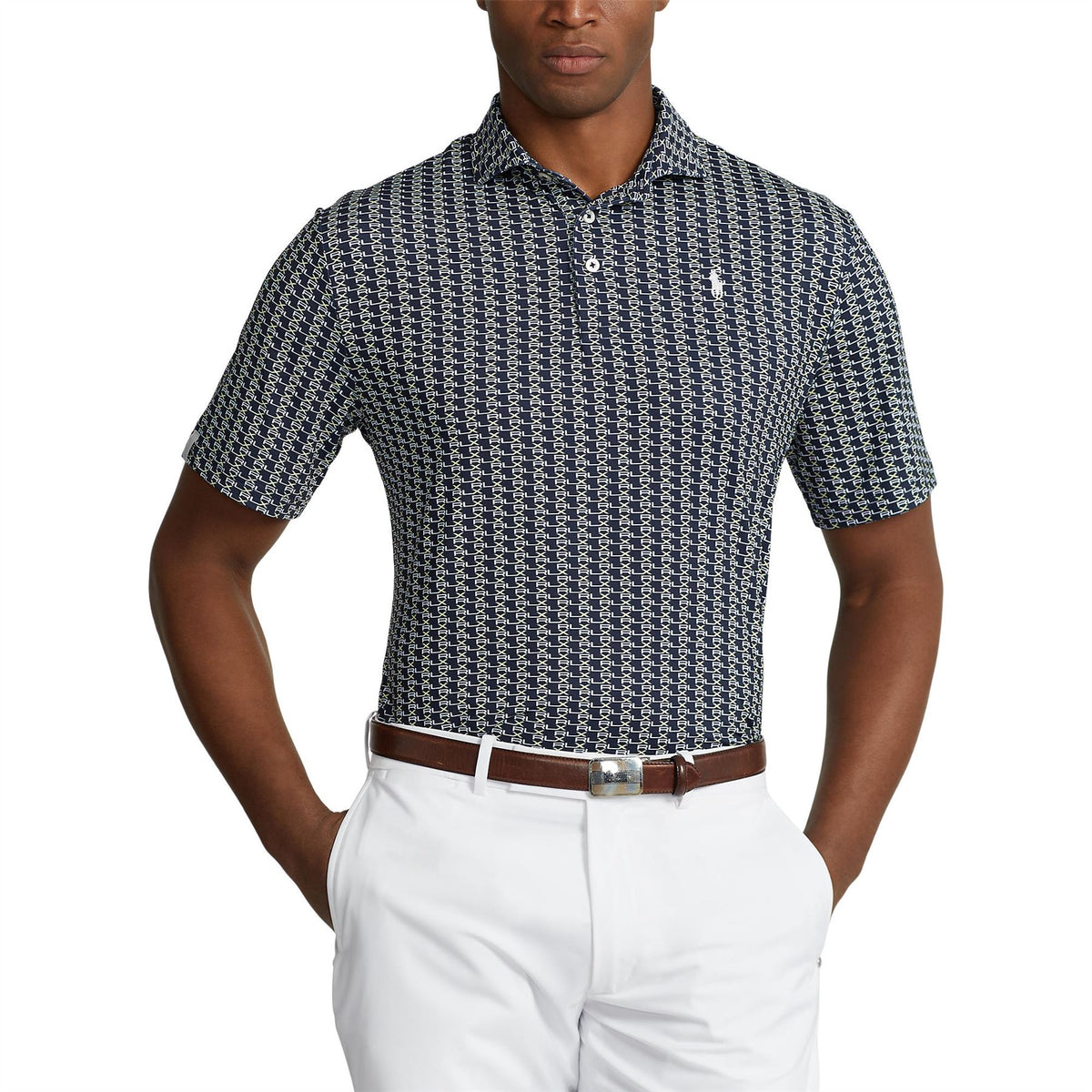 Classic Fit Performance Graphic Polo Shirt Rlx Graphic Bristol Yellow ...