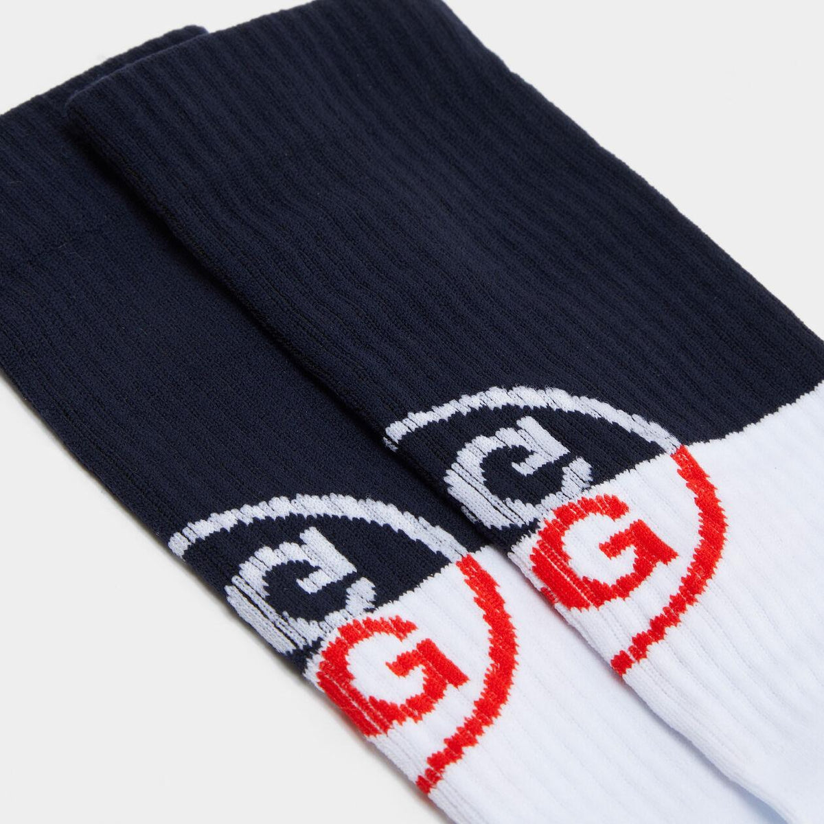G/FORE Circle G Ribbed Compression Crew Sock Snow | Socks ...