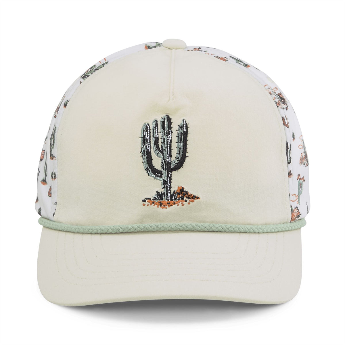 Wild West Cactus Rope Cap Dusty Green - SS23 – TRENDYGOLFUSA.COM