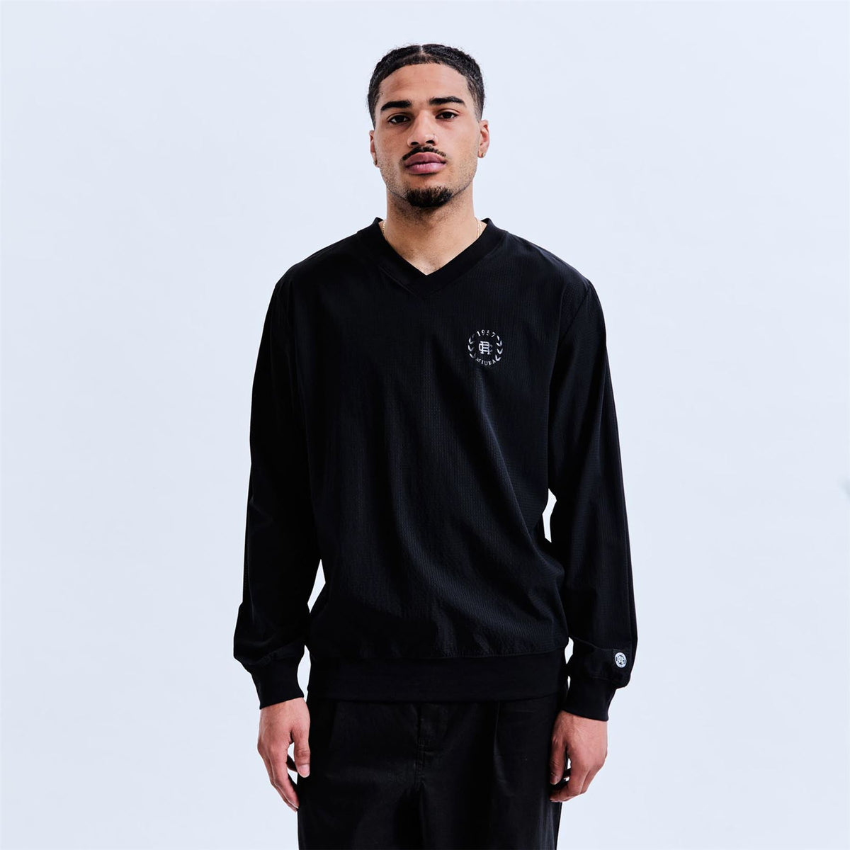 Reigning Champ x Miura Dot Air Condor Pullover Black | TRENDYGOLFUSA.COM
