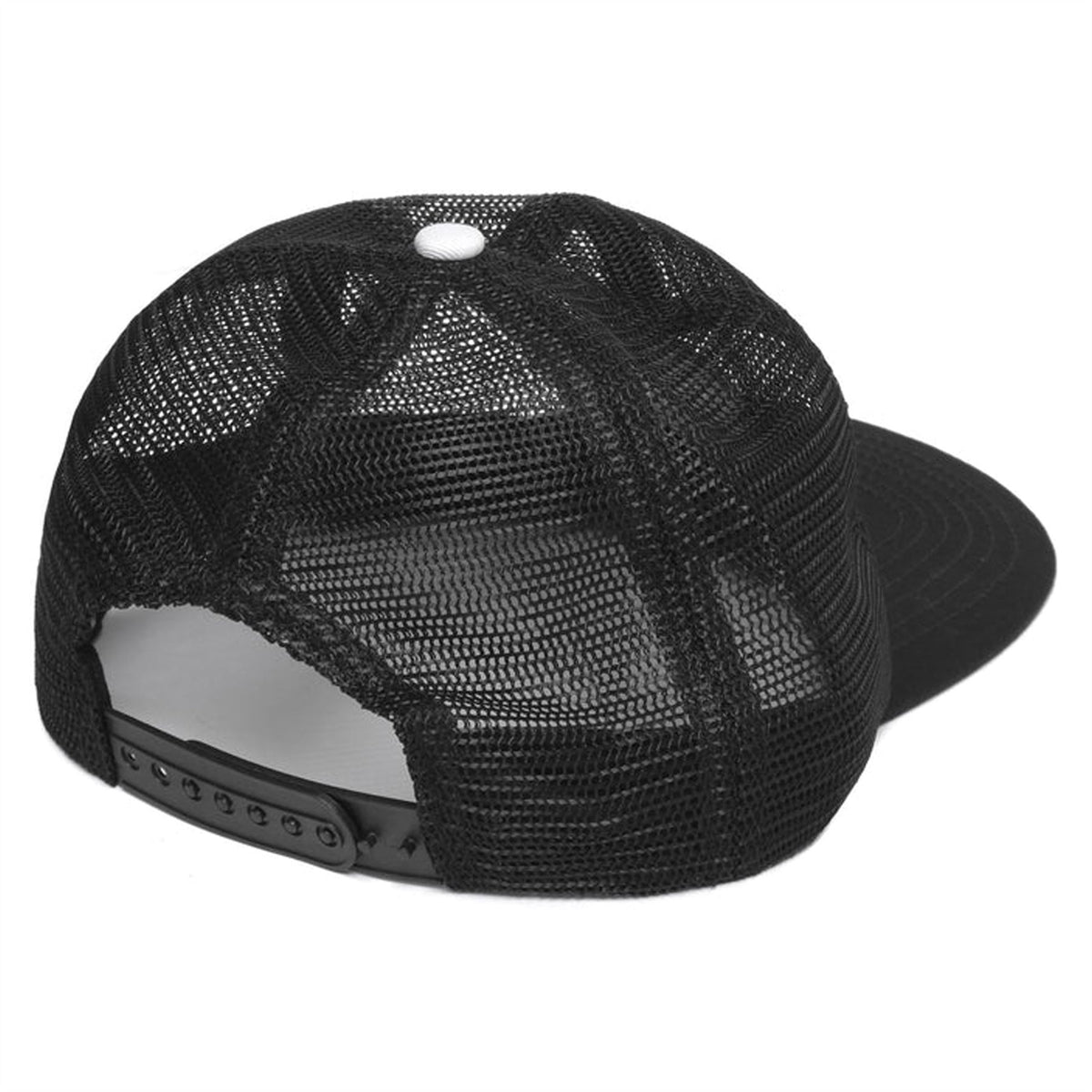 Oval Logo 6-Panel Mesh Hat Black - SS23 – TRENDYGOLFUSA.COM