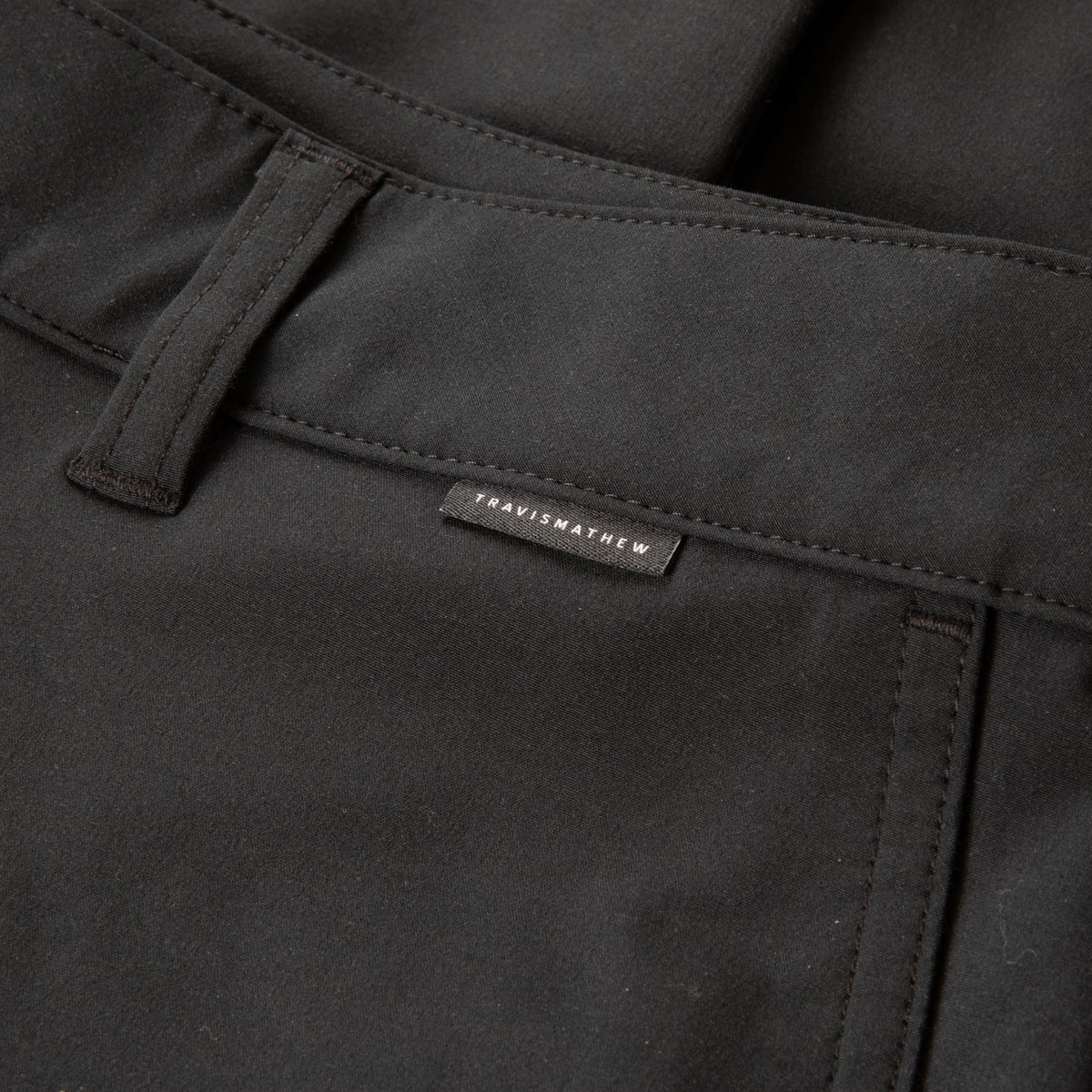 TravisMathew OTC Tech Chino Black | TRENDYGOLF USA