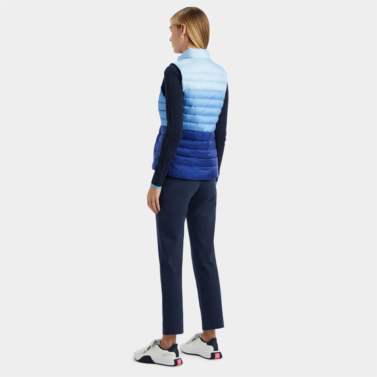 G/FORE Colour Block Lightweight Down Puffer Vest Baja | Vests ...