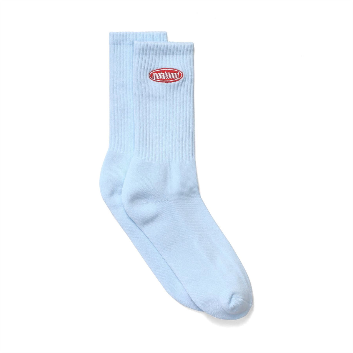 Metalwood Oval Logo Crew Sock Baby Blue|Socks|TRENDYGOLFUSA.COM
