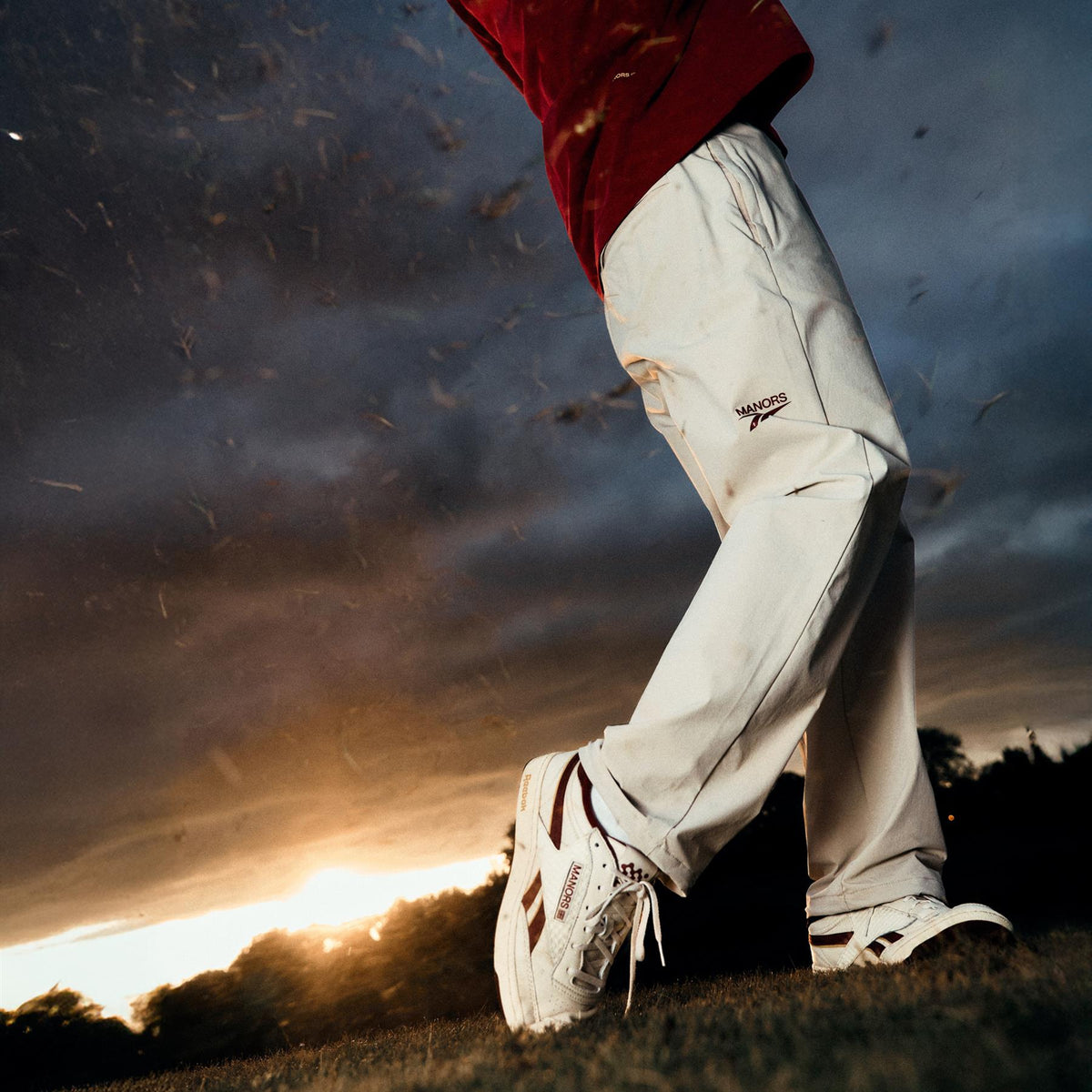 Manors x Reebok Straight Leg Trousers Birch | TRENDYGOLF UK