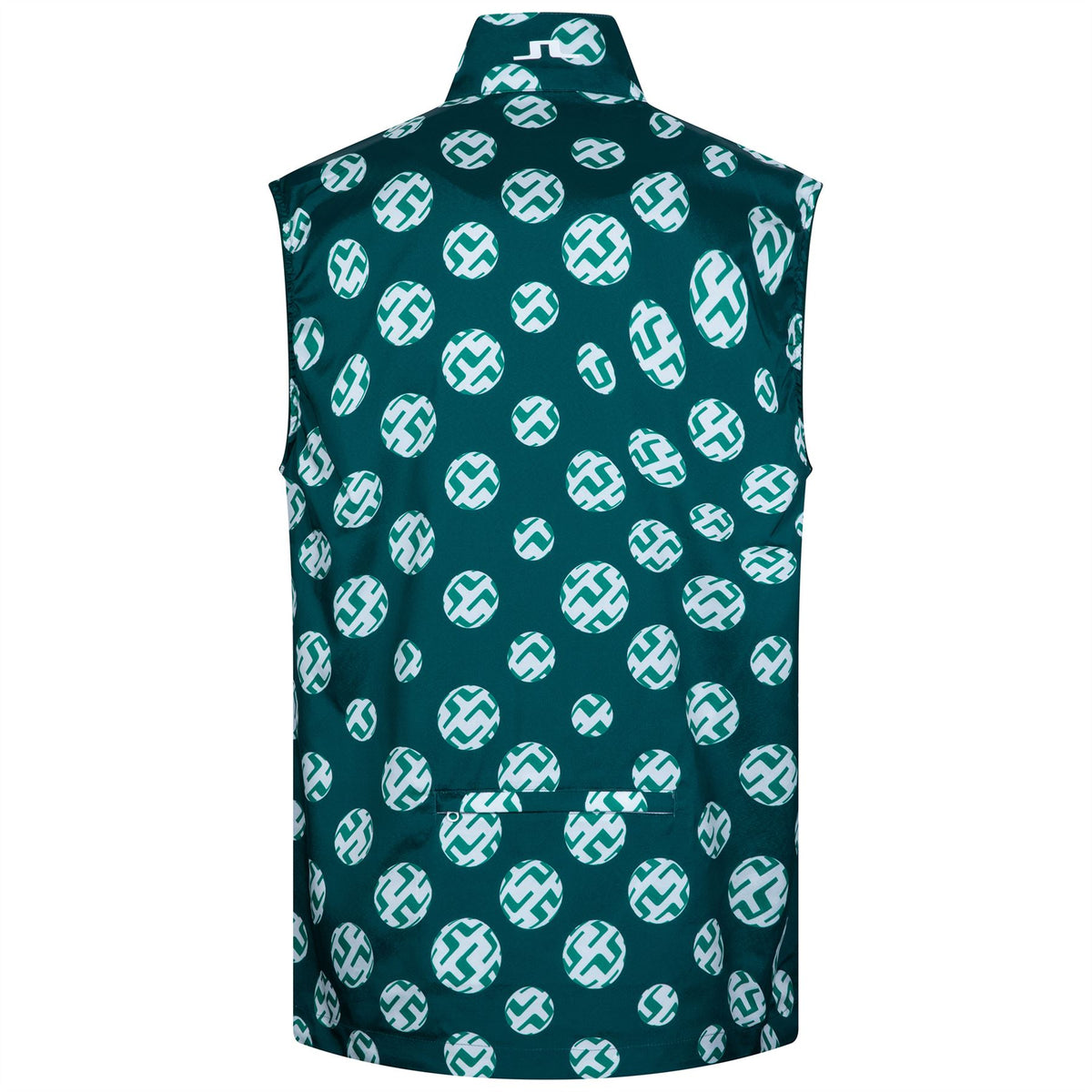 J.Lindeberg Ash Light Packable Vest Print Rain Forest Stripe | Vests ...