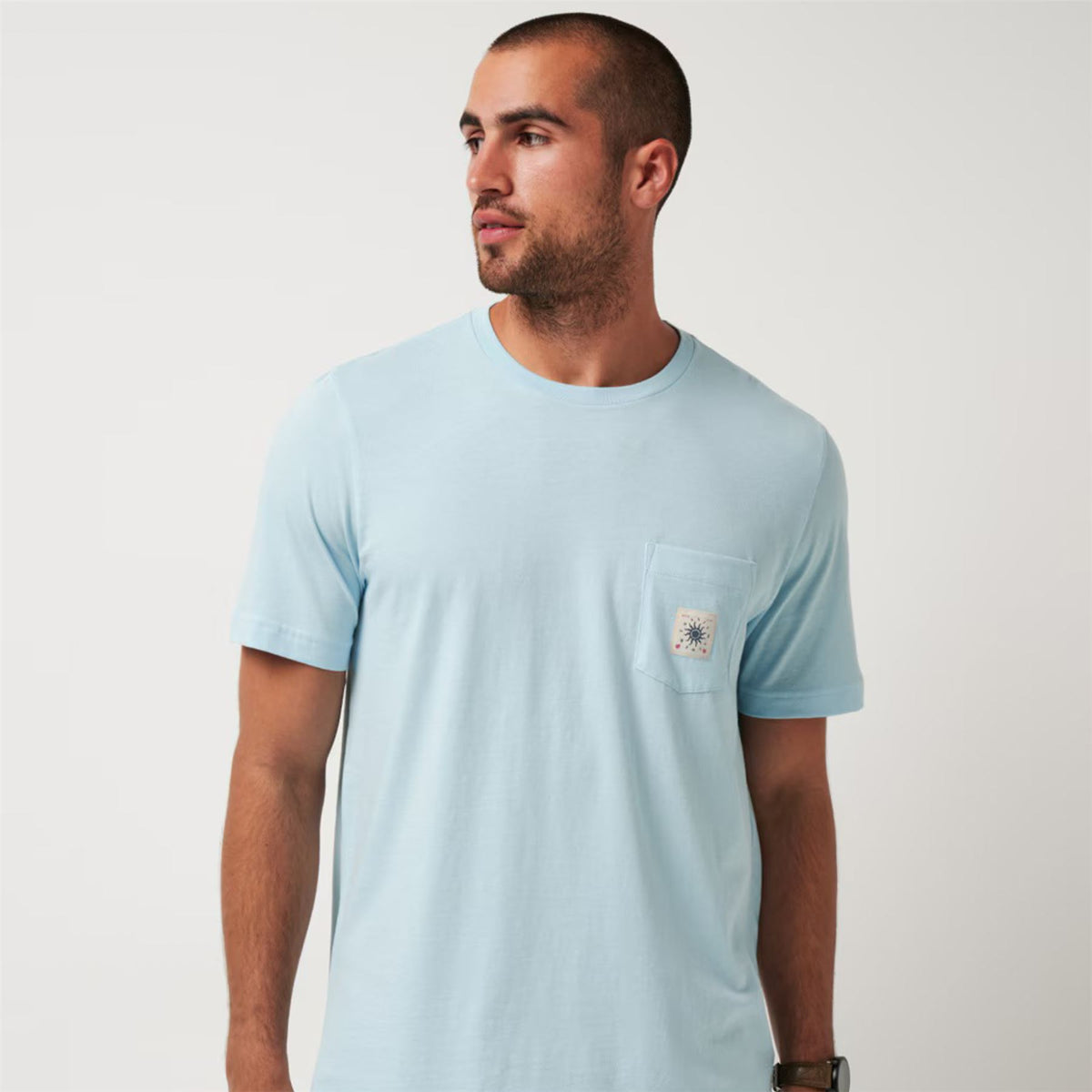 TravisMathew Euro Trip Tee Cory Blue | TRENDYGOLF USA