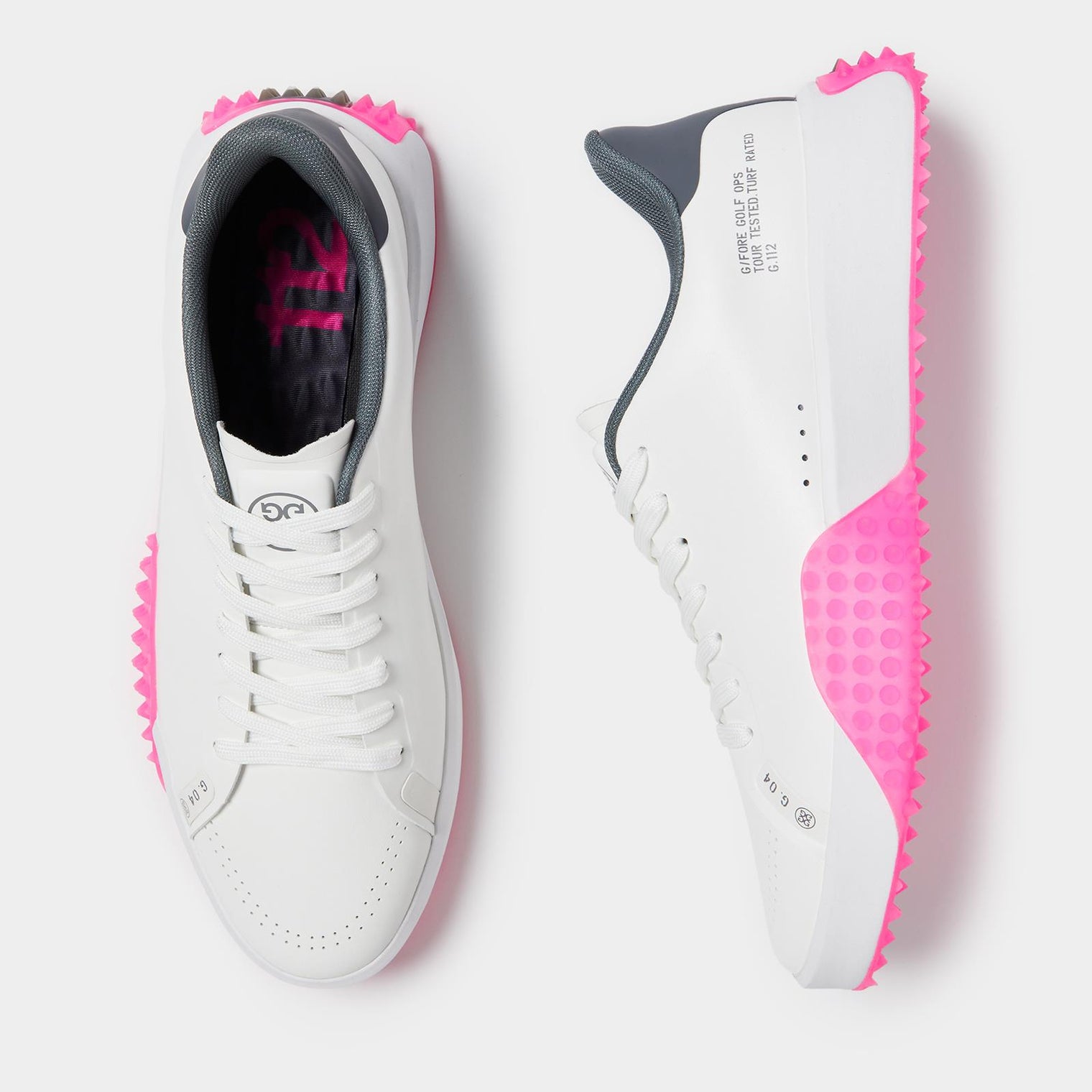 G.112 Golf Shoe Snow/Knockout Pink - AW24 – TRENDYGOLFUSA.COM