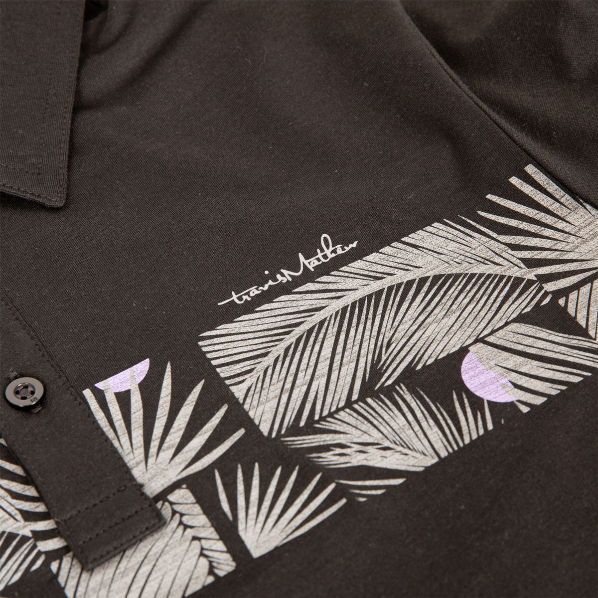Travismathew Sand Nap Black | Polo Shirts | TRENDYGOLFUSA.COM