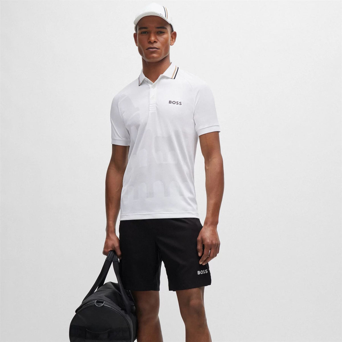 BOSS Patteo MB 14 White | Polo Shirts | TRENDYGOLFUSA.COM