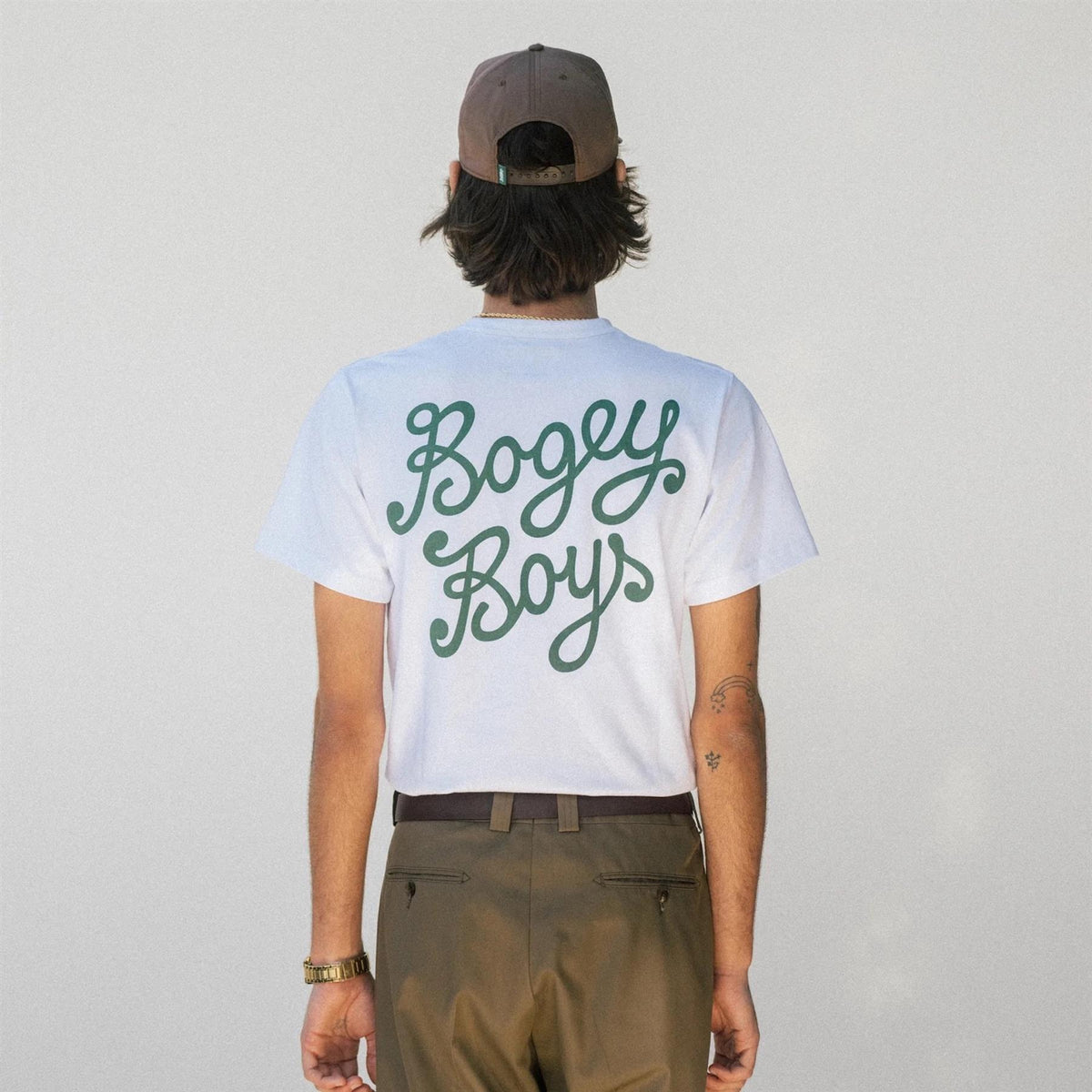 Bogey Boys Essential T-Shirt White | T-Shirts | TRENDYGOLFUSA.COM