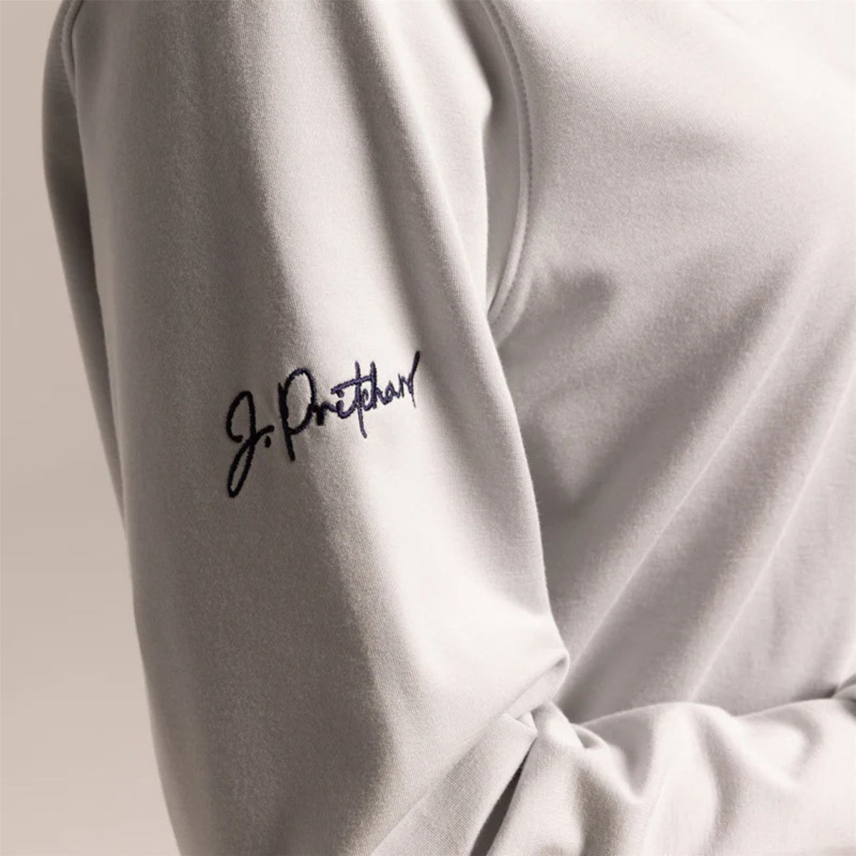 J.Pritchard Founders Crew Neck Overcast | TRENDYGOLF USA