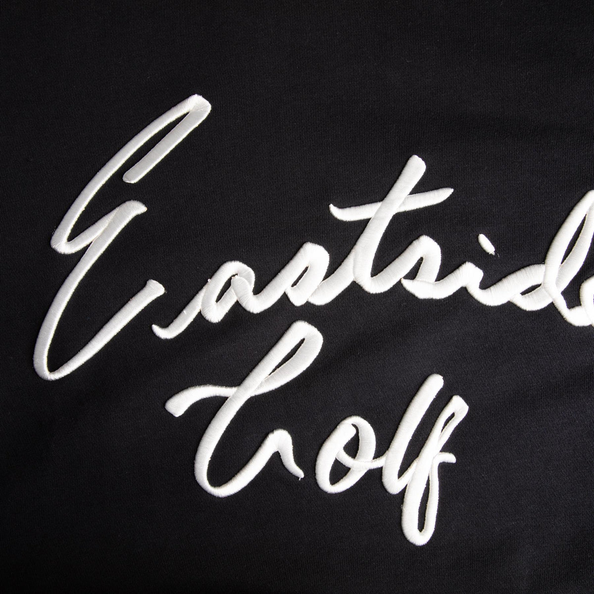 Eastside Golf Core Fleece Crew Script Black | Crewneck | TRENDYGOLFUSA.COM
