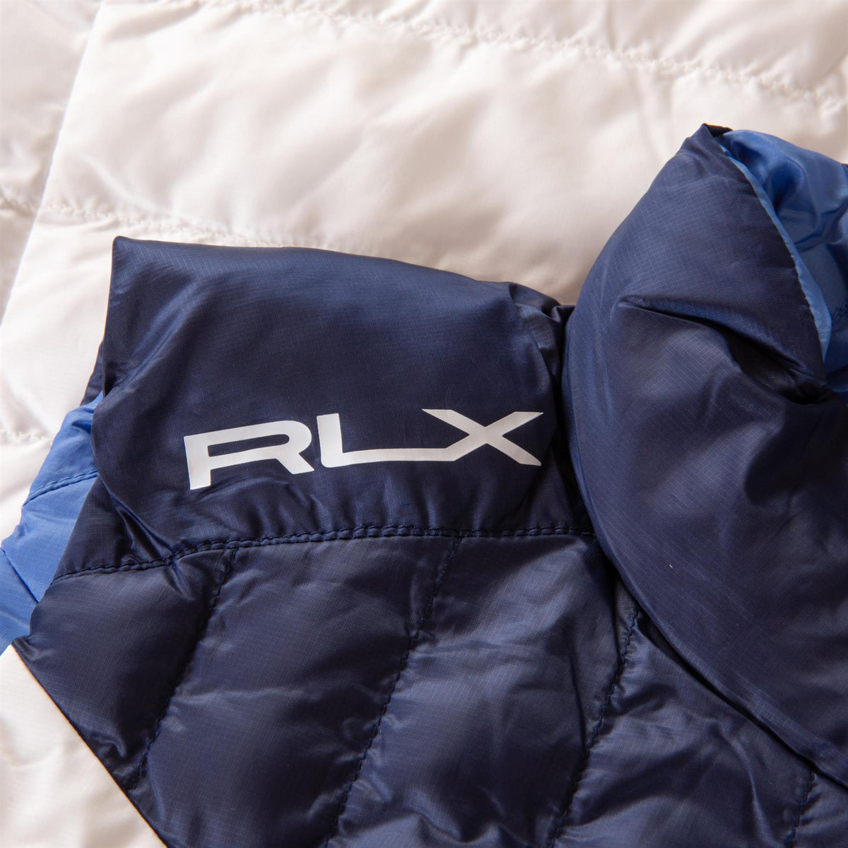 Ralph Lauren RLX Miro Ripstop Full Zip Vest Ceramic White | TRENDYGOLF USA