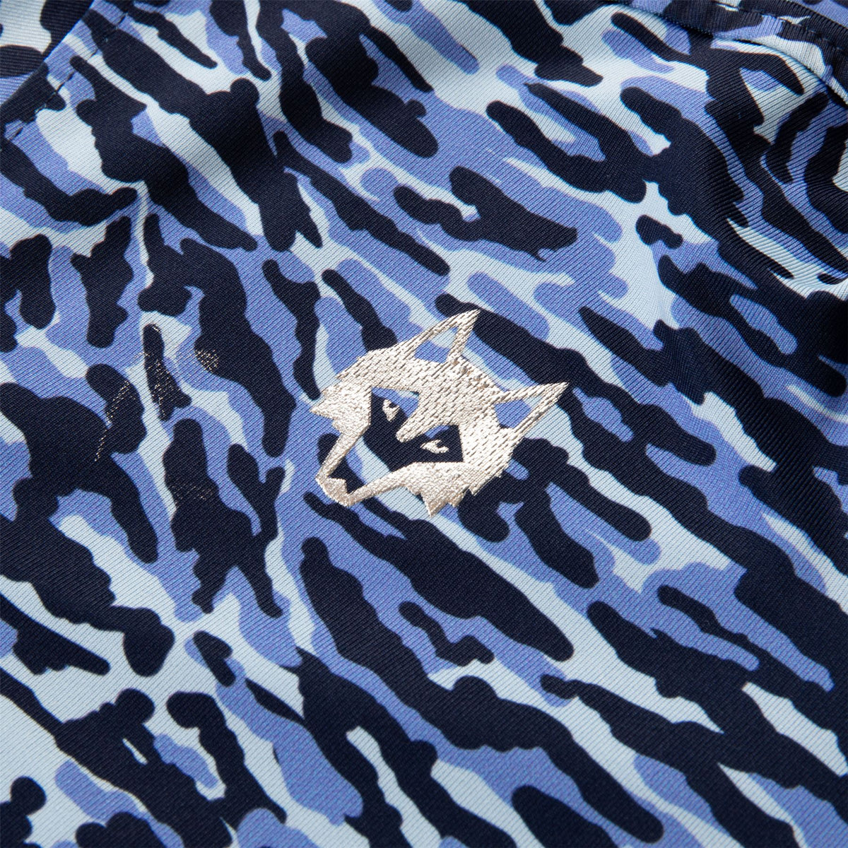 Greyson Stalking Wolf Camo Polo Wolf Blue | TRENDYGOLF USA