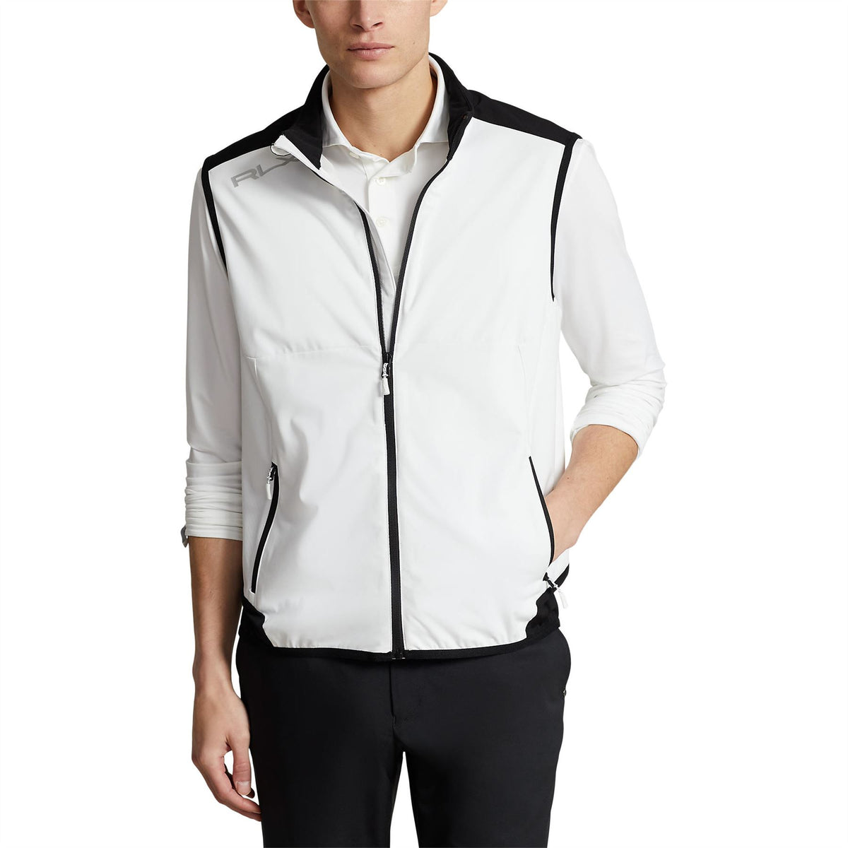 Ralph Lauren Water-Repellent Packable Vest Ceramic White Multi | Vests ...