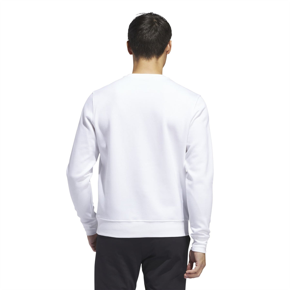 adidas Core Crew Neck Sweater White | TRENDYGOLF USA