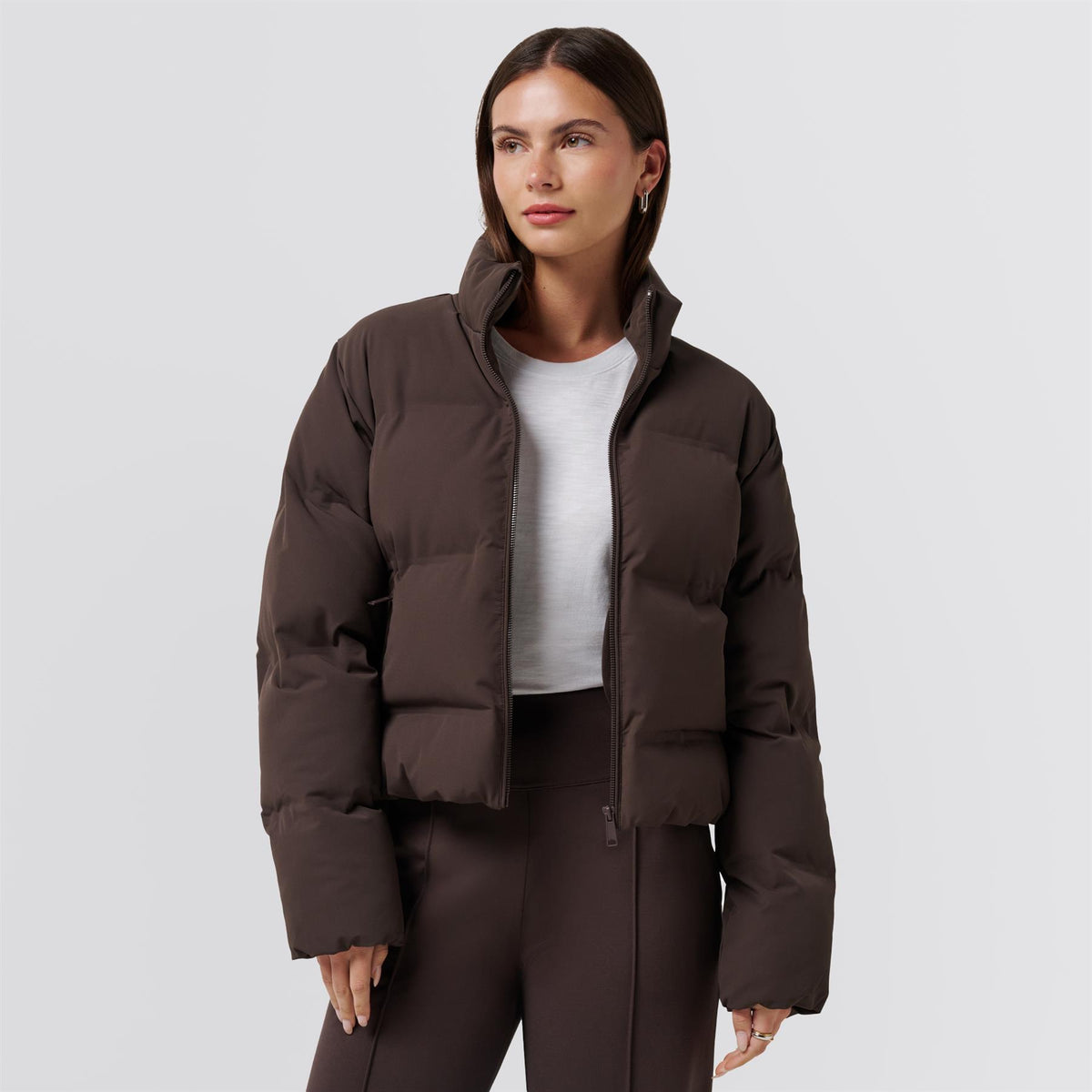 TravisMathew Moontide Bonded Jacket Coffee Grounds | TRENDYGOLF USA