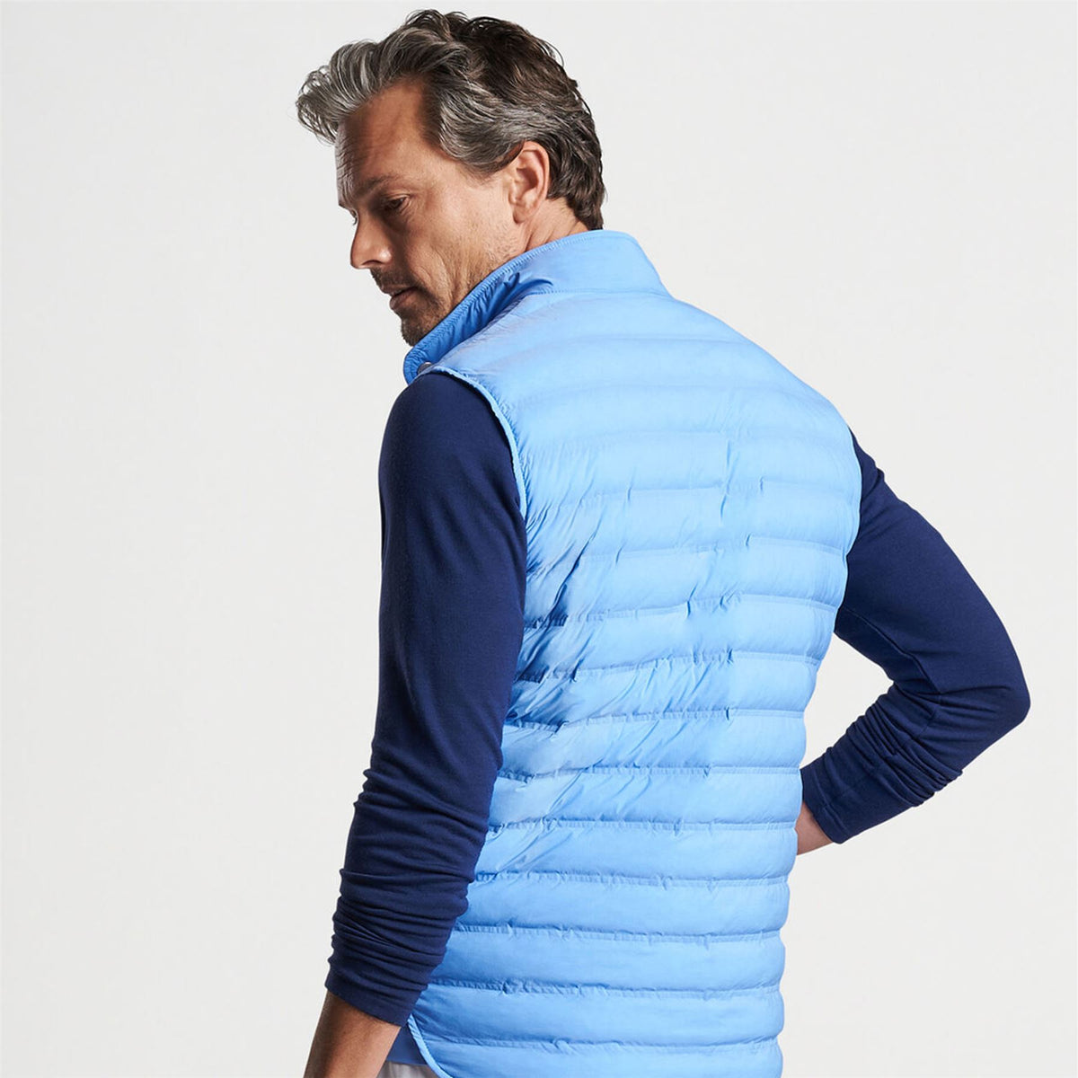 Peter Millar Regent Vest Regatta Blue | Vests | TRENDYGOLFUSA.COM