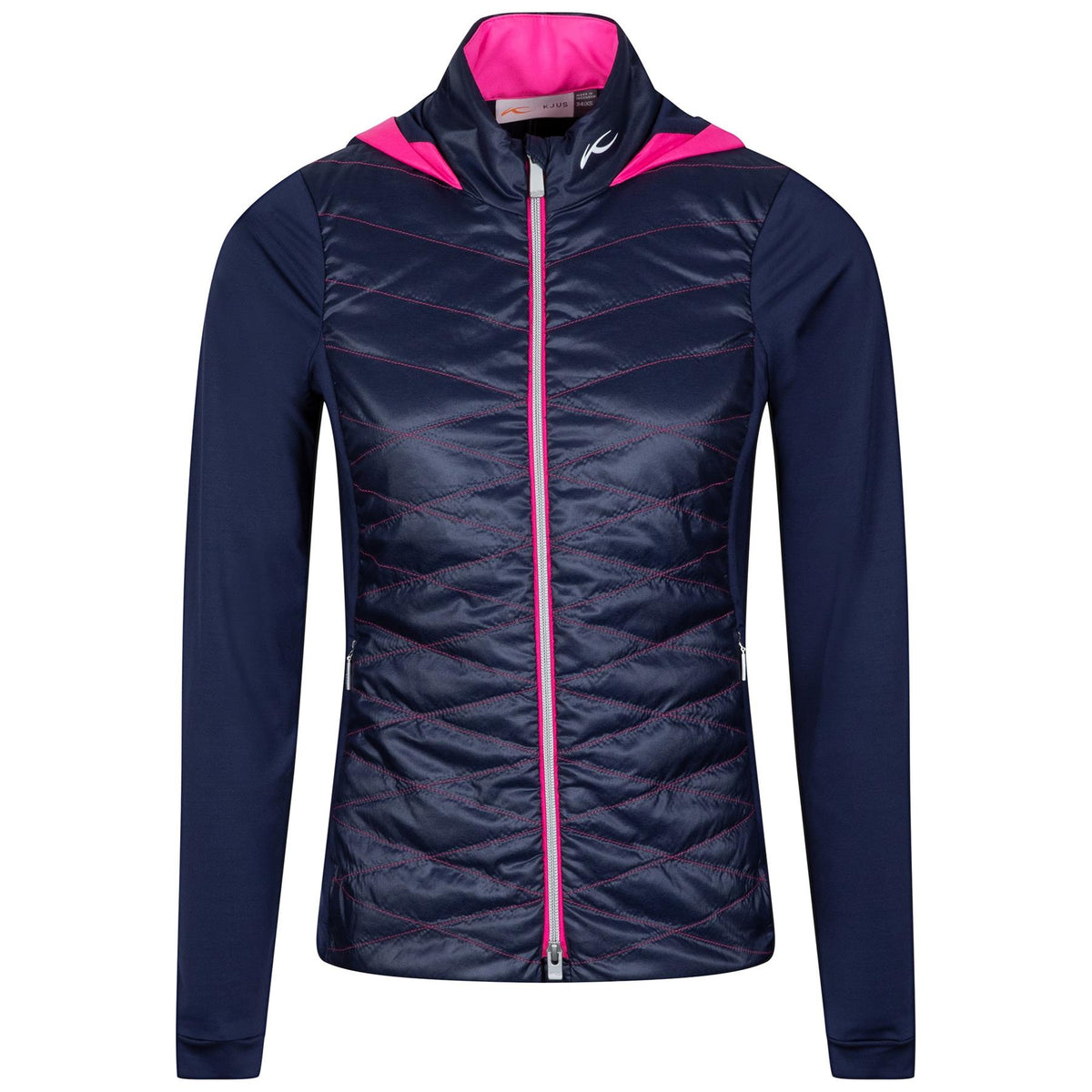 KJUS Retention Hooded Jacket Atlanta Blue|Jackets|TRENDYGOLFUSA.COM